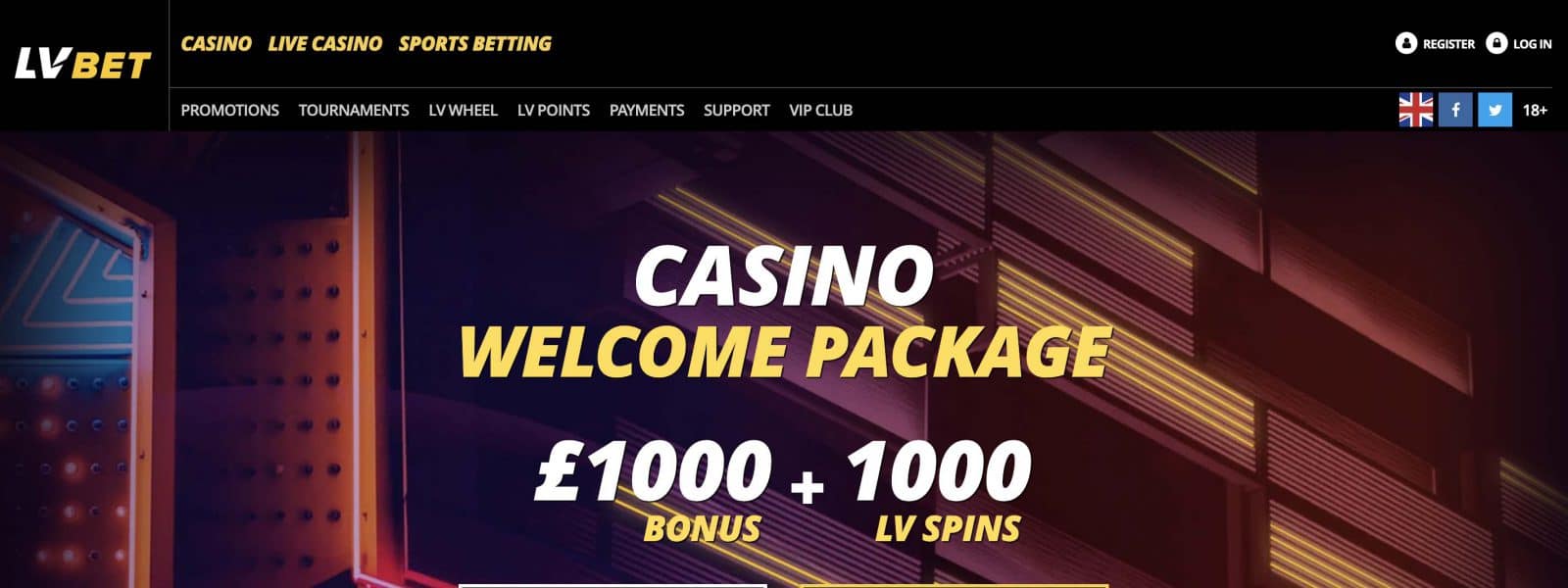 LVBet Casino - Claim Up To £1,000 PLUS 1,000 Spins Here